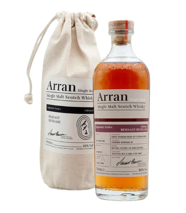 Arran Signature Series Edition 1 Remnant Renegade Scotch Whisky – The Barrel Tap