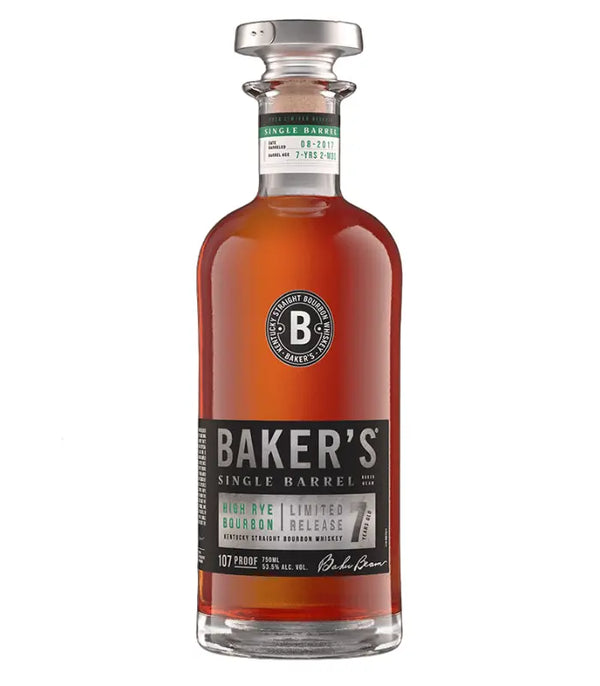 Baker's 7 Year Single Barrel High Rye Bourbon | The Barrel Tap