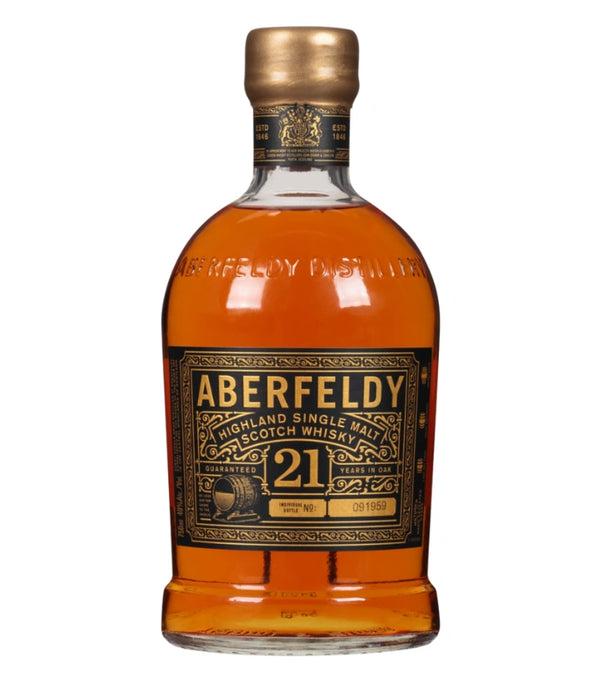 Aberfeldy 21 Year Old Single Malt Scotch Whisky | The Barrel Tap