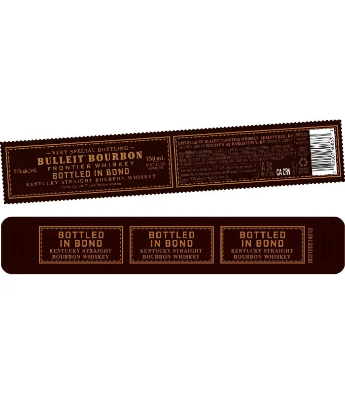 Bulleit Bottled In Bond Straight Bourbon | The Barrel Tap