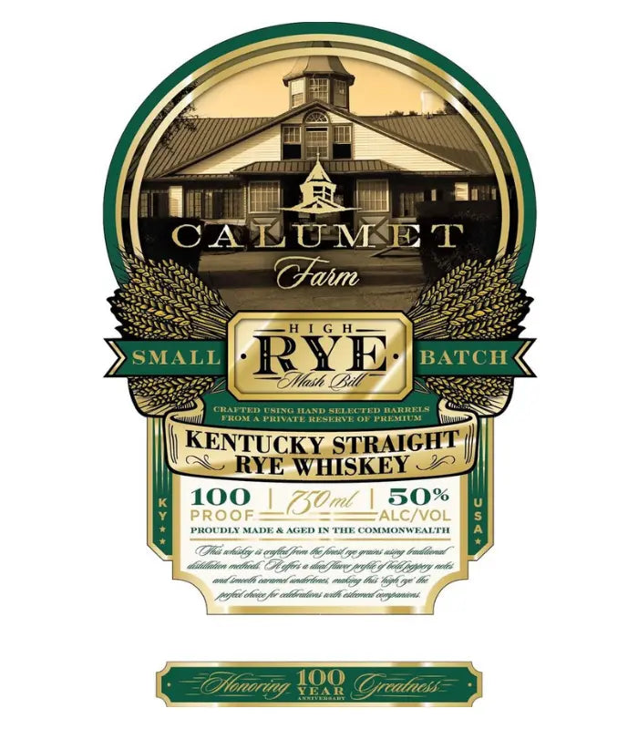 Calumet High Rye Kentucky Straight Rye Whiskey | The Barrel Tap
