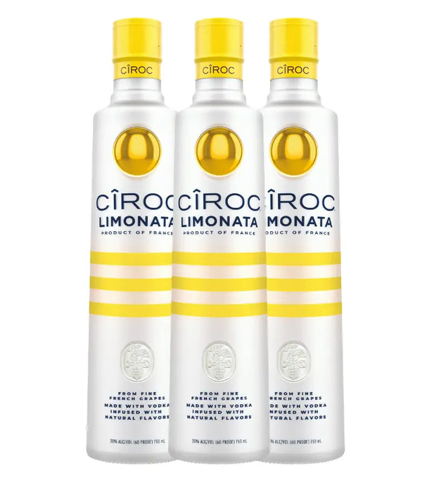 Ciroc Limited Edition Limonata Vodka 3 Pack | The Barrel Tap