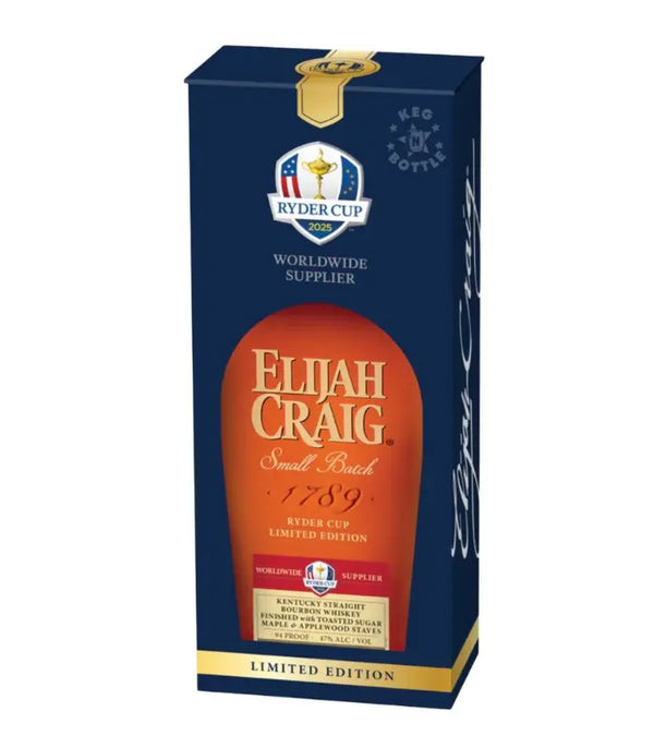 Elijah Craig Ryder Cup 2025 Edition Toasted Sugar Maple & Applewood ...