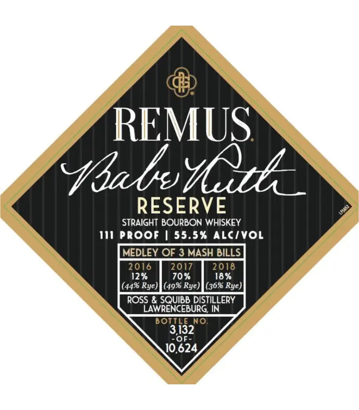 George Remus Babe Ruth Reserve Straight Bourbon | The Barrel Tap