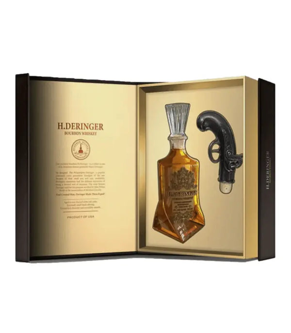 H Deringer Bourbon Whiskey W/ Gun Stopper | The Barrel Tap