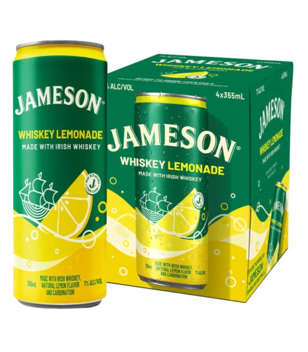 Jameson Whiskey Lemonade Cocktails 4-Pack RTD Cans | The Barrel Tap