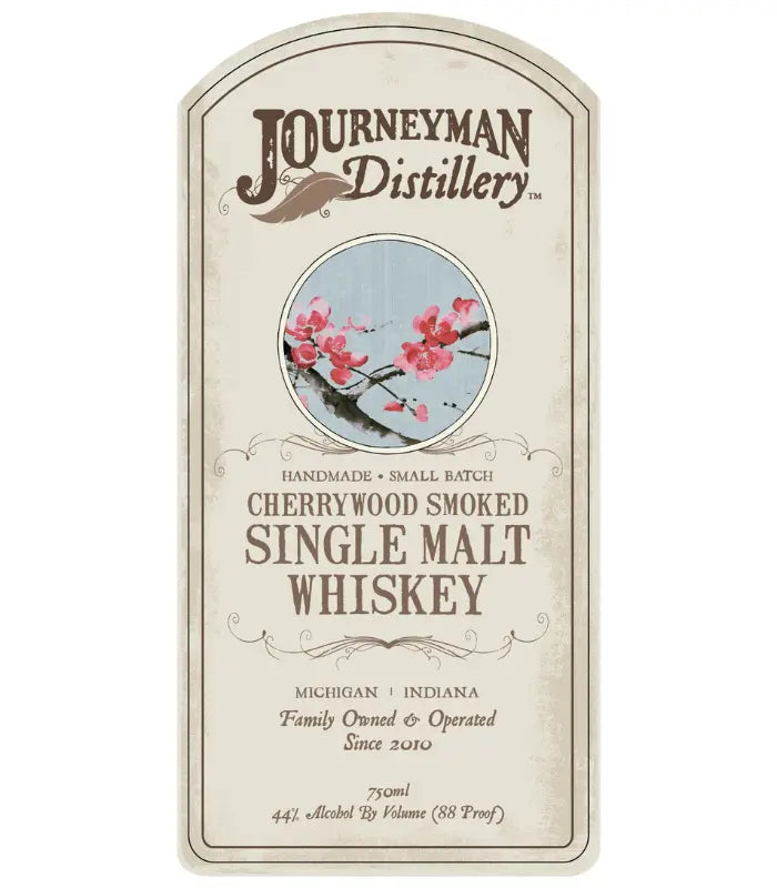 Journeyman Distillery Cherrywood Smoked Whiskey | The Barrel Tap