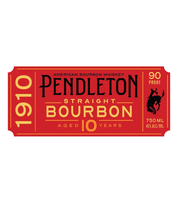 Pendleton 1910 10 Year Straight Bourbon Whiskey | The Barrel Tap