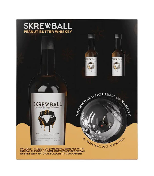 Skrewball Holiday Ornament Gift Set| The Barrel Tap