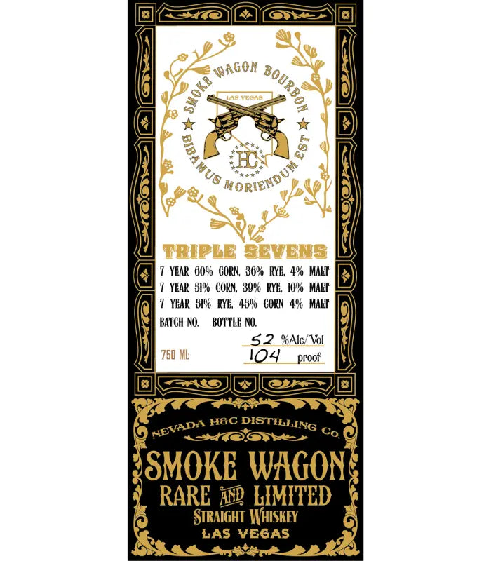 Smoke Wagon Triple Sevens Straight Whiskey | The Barrel Tap