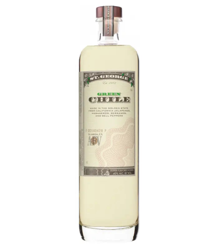 St. George Green Chile Vodka | The Barrel Tap