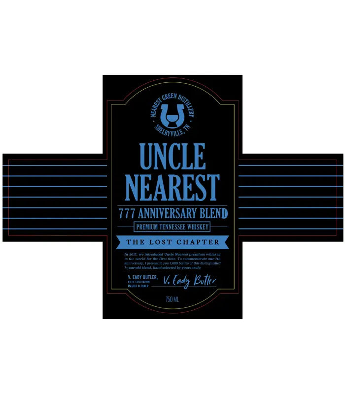 Uncle Nearest 777 Anniversary Blend The Lost Chapter | The Barrel Tap