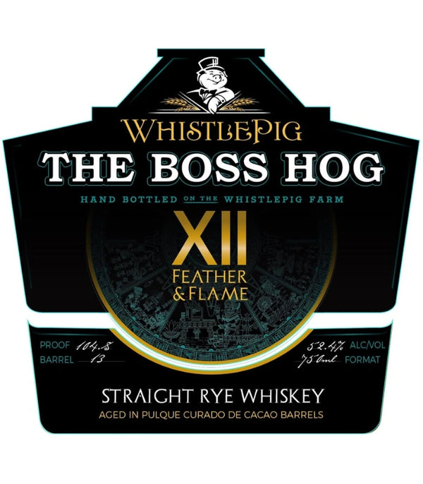 WhistlePig Boss Hog XII 'Feather & Flame' Rye Whiskey | The Barrel Tap