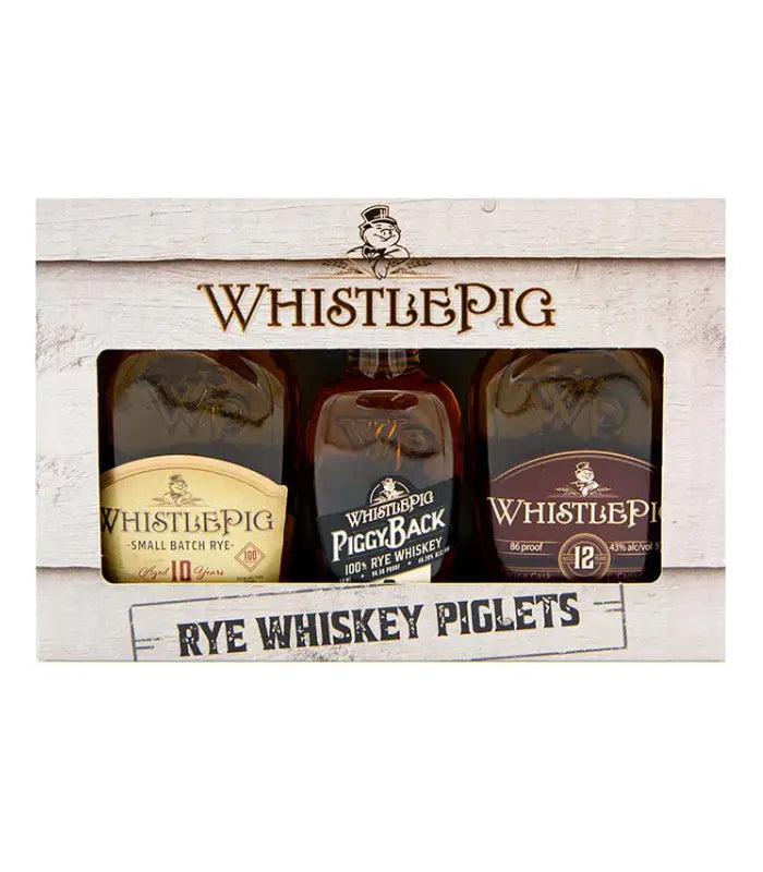 Whistlepig "Rye Whiskey Piglets" Flight Gift Set | The Barrel Tap