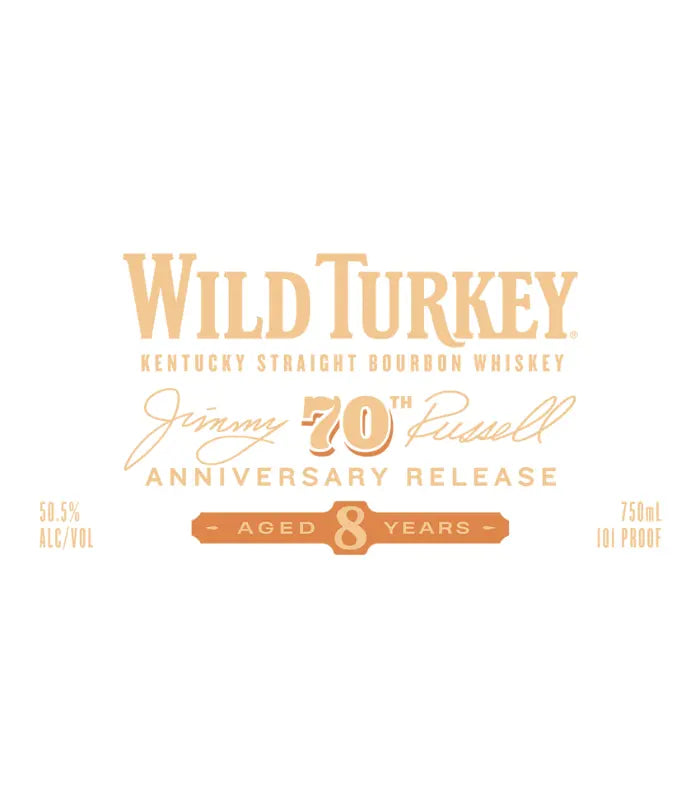 Wild Turkey Jimmy Russell 70th Anniversary 8 Year | The Barrel Tap