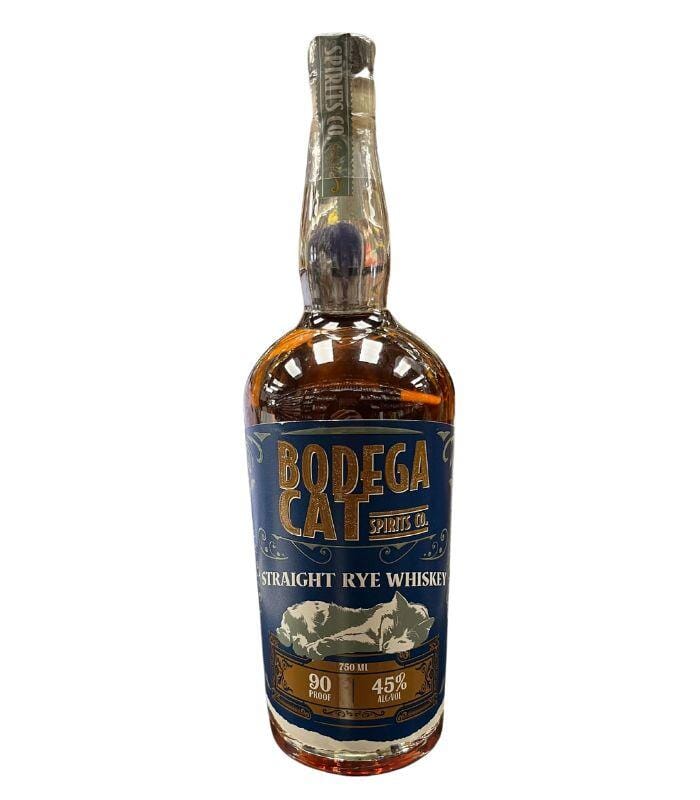 Buy Bodega Cat Straight Rye Whiskey 750mL Online | The Barrel Tap
