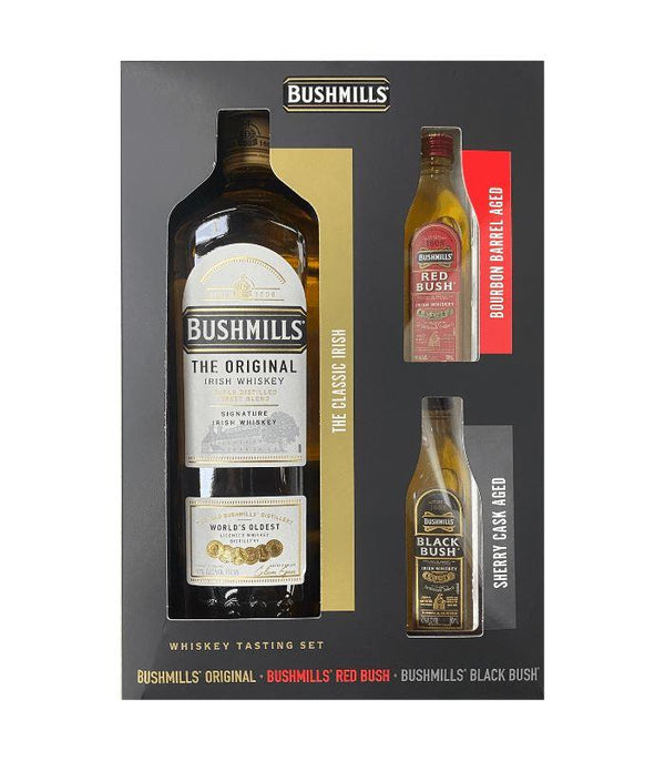 Buy Bushmills Original | Red Bush | Black Bush Gift Set Online – The ...