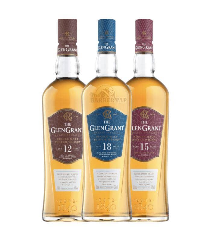 Buy Glen Grant 12 | 15 | 18 Year Scotch Whisky Bundle Online | The ...