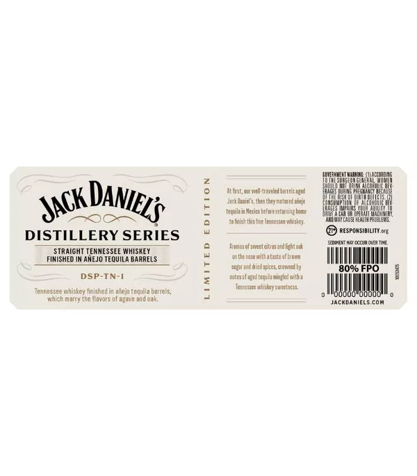 Buy Jack Daniel’s Distillery Series Finished in Anejo Tequila Barrels ...