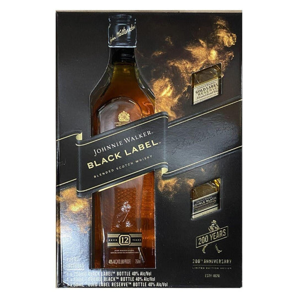 Buy Johnnie Walker Black Label Gift Set Liquor Online | The Barrel Tap