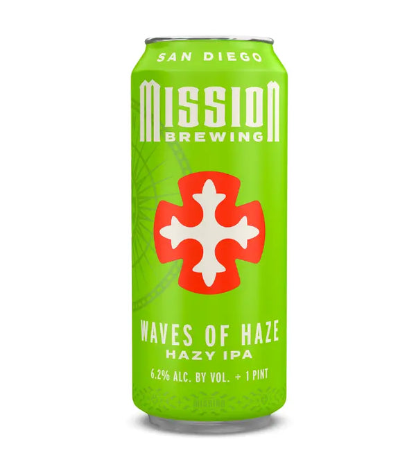 Buy Mission Brewing Waves of Haze Hazy IPA 4-Pack Online | The Barrel Tap