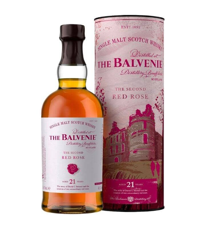 Buy The Balvenie The Second Red Rose 21 Year Old Single Malt Scotch ...